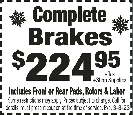 Promotions – Showcase Collision & Auto Repair Center